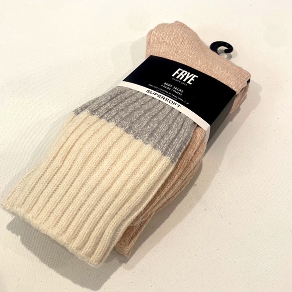 Frye | Accessories | New Super Soft Frye Boot Socks 2 Pairs | Poshmark